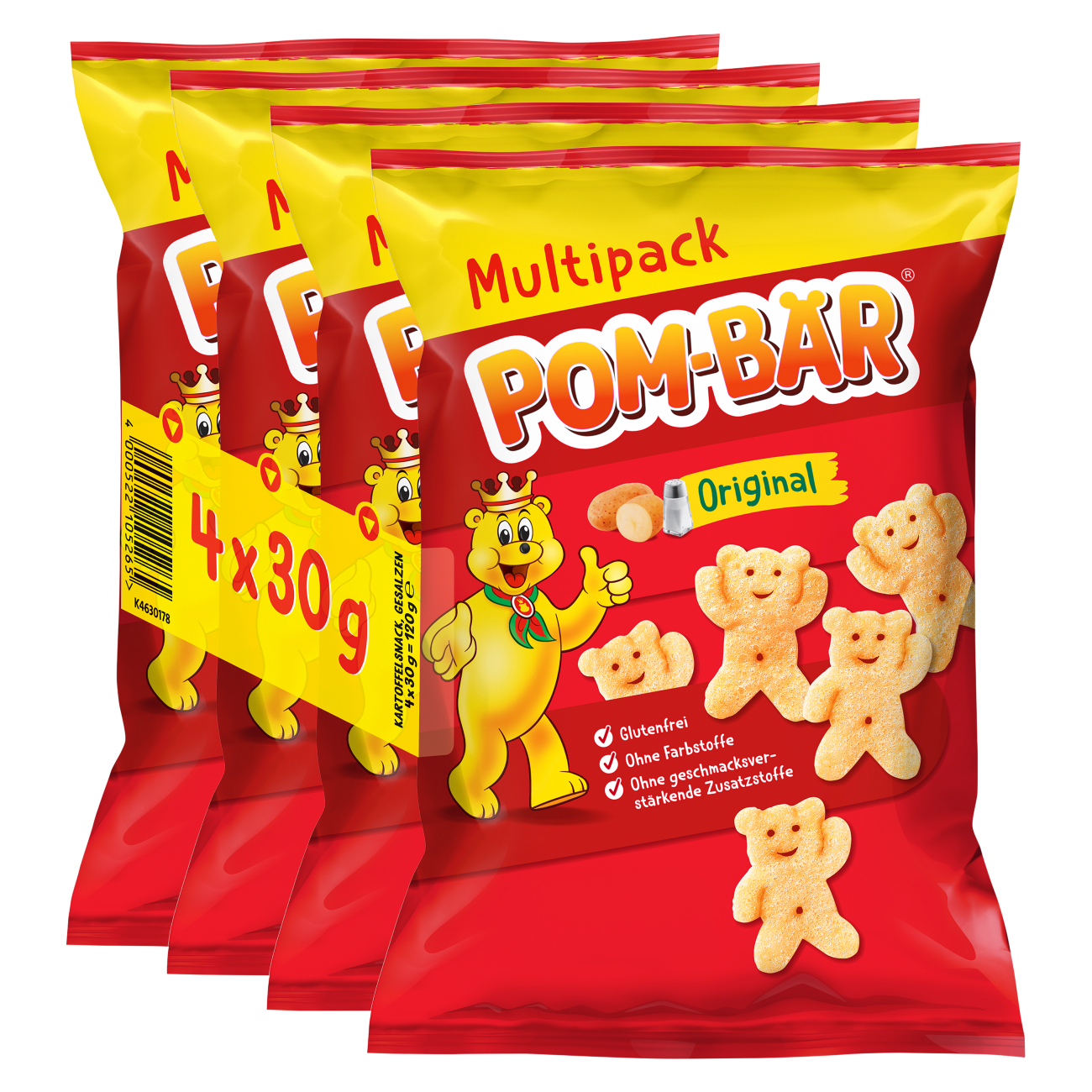 POM-BÄR Multipack: der glutenfreie Snack zum Teilen